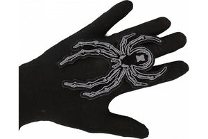 Arachnid Patch Iron-On – Intricate Spider Embroidered Patch